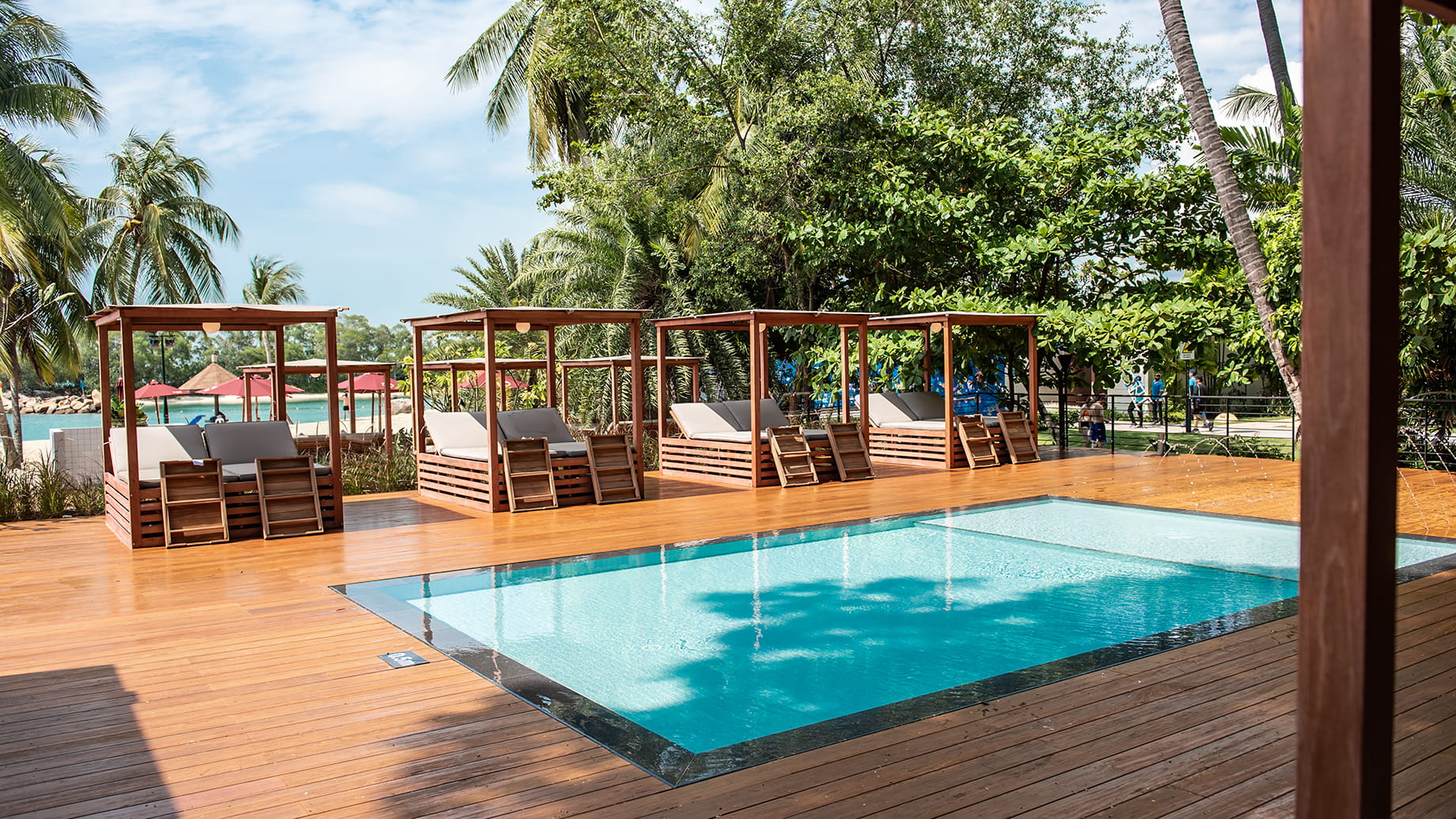 All the swimming pools on Sentosa you can have a splashing good time at