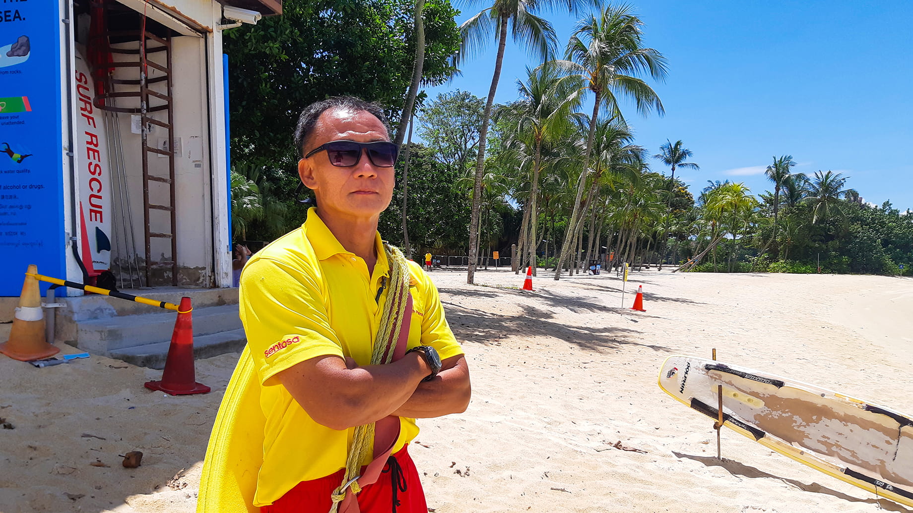 David Hui: Fit 55-year-old beach patrol officer is an inspiration