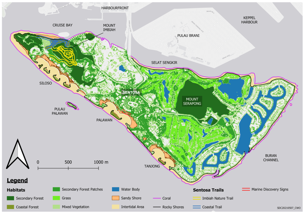 Discovering nature on Sentosa
