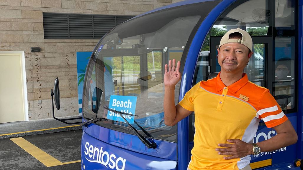 Service Captain Haris Inoue: Sentosa Shuttle Driver and his passion for ...