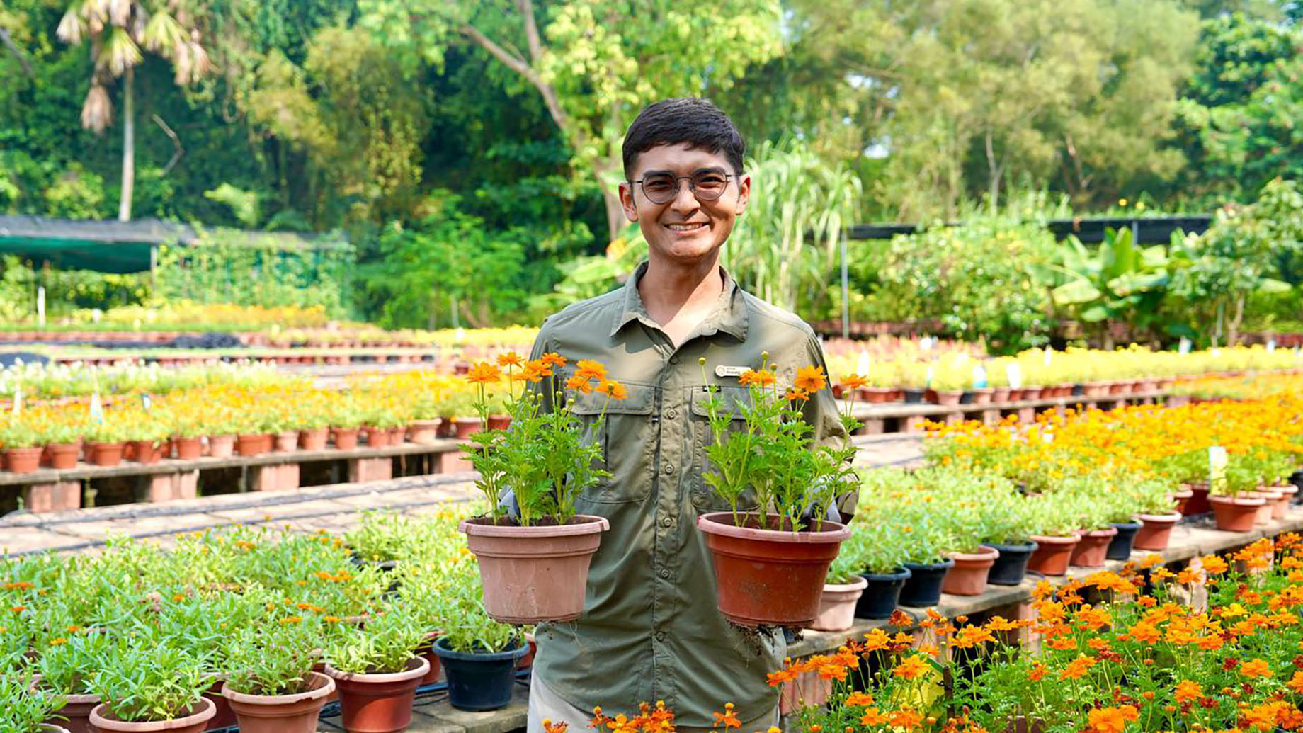 Ronald Batchelor: Living with deafness, he grows a garden of beauty in ...