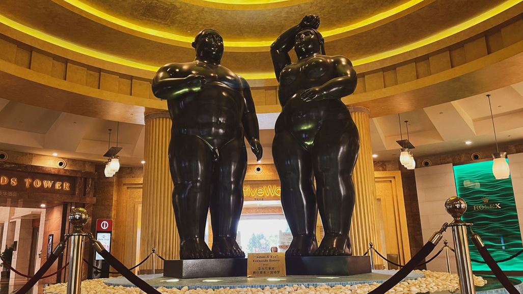 Sculptures you can find around Sentosa