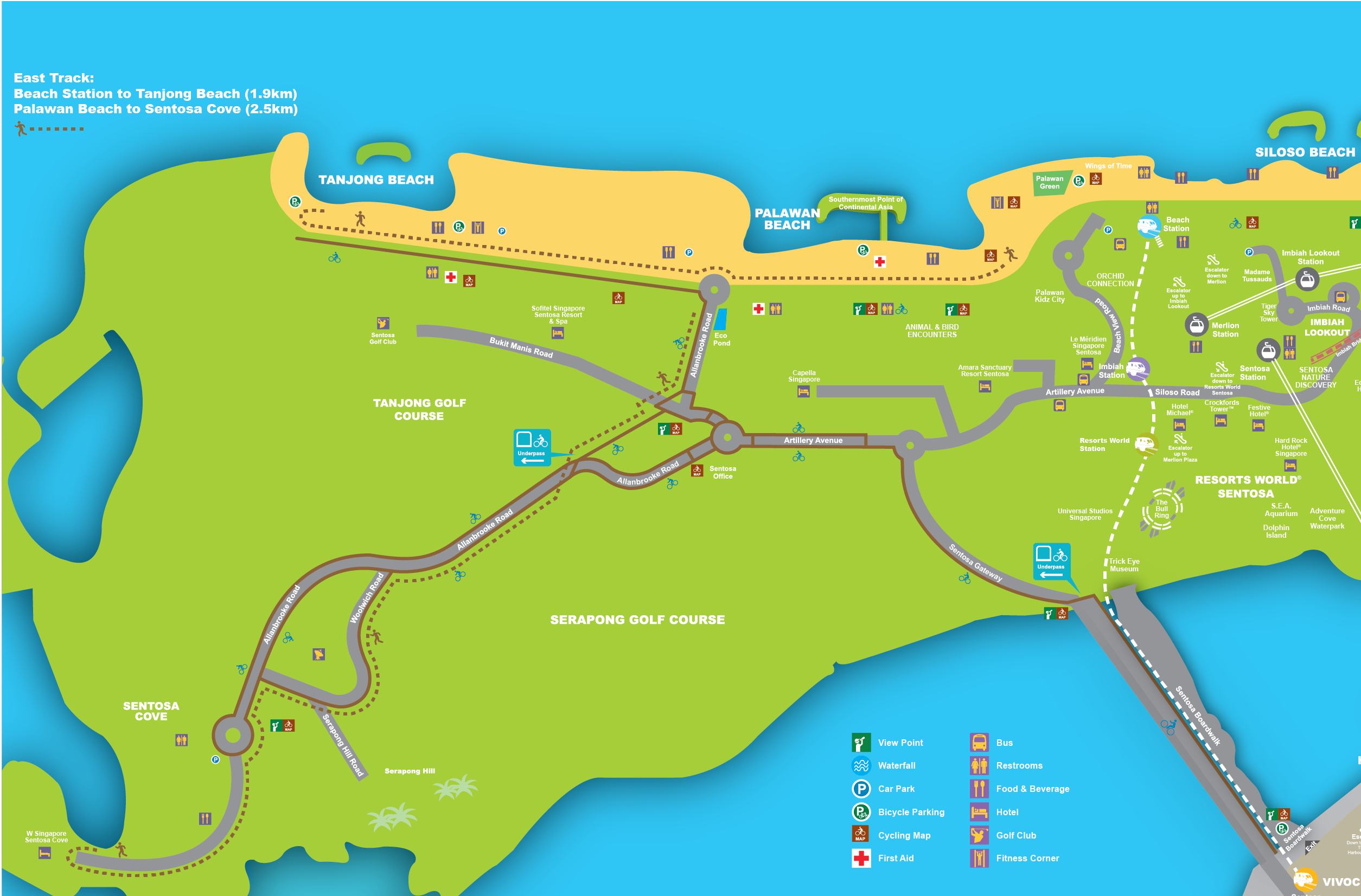 Where to run in Sentosa? Here are 2 running routes