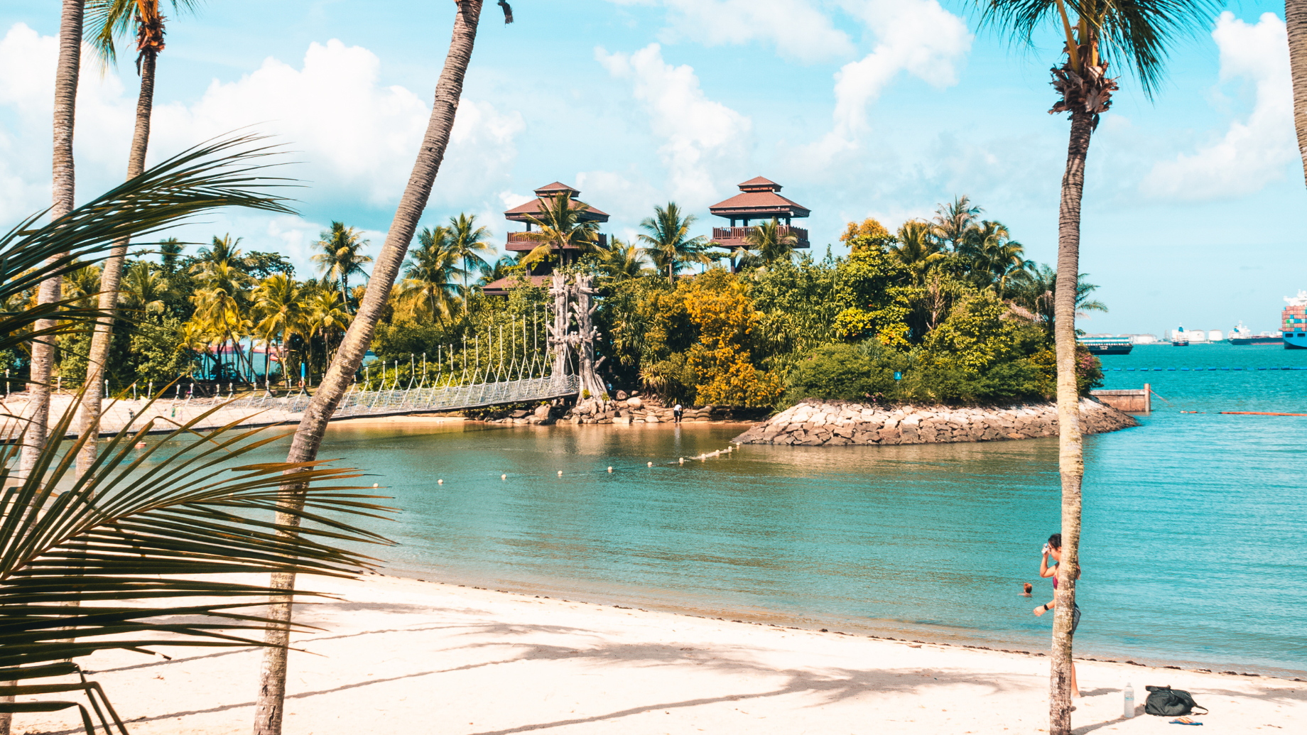 Magical Island Adventure | Sentosa Palawan Beach