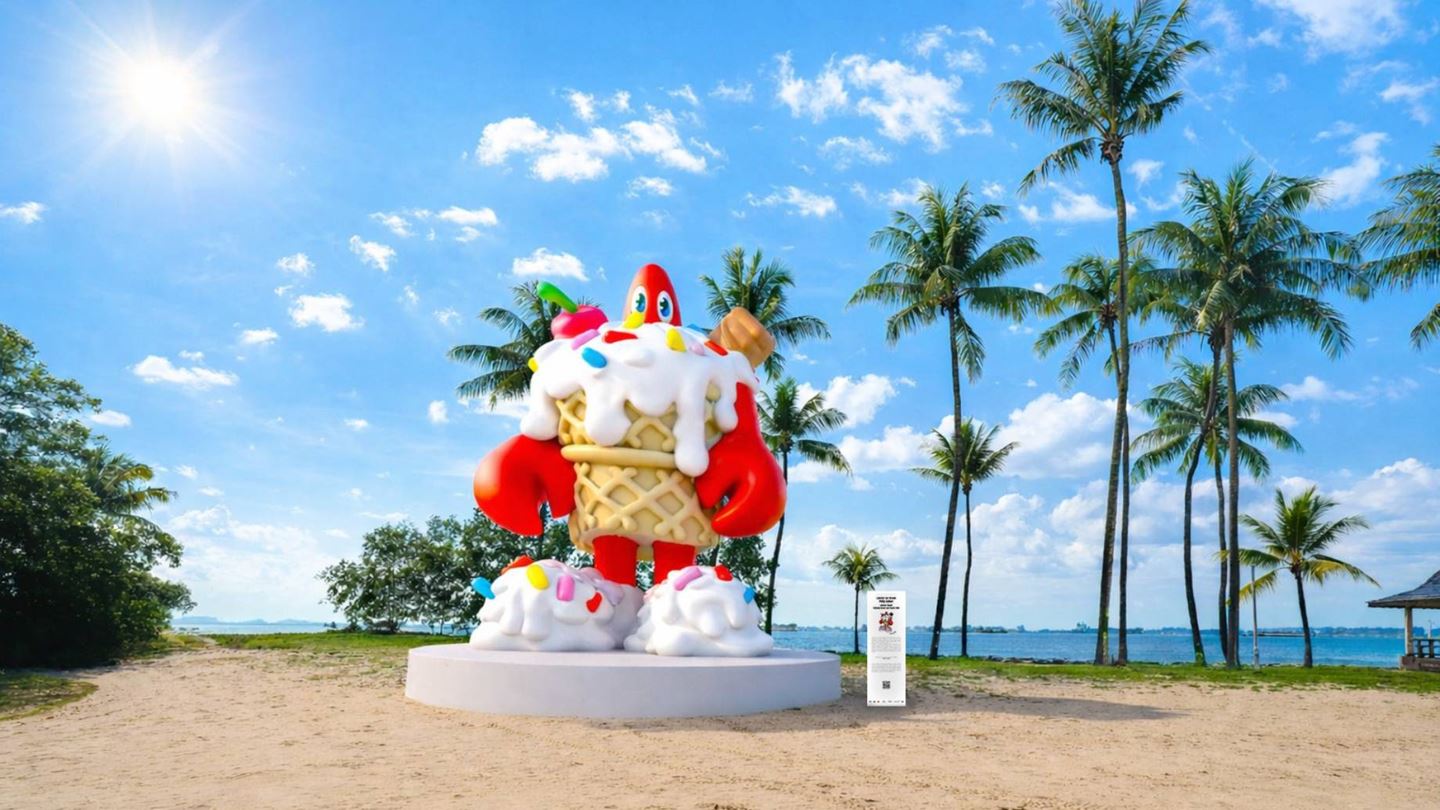 Lobster Beach by Philip Colbert