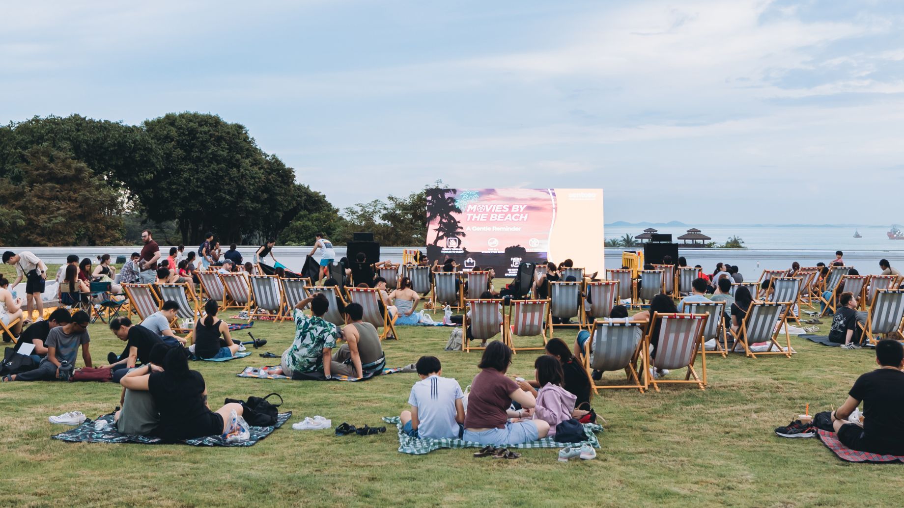 Movies by the Beach in Sentosa | Outdoor Cinema Experience