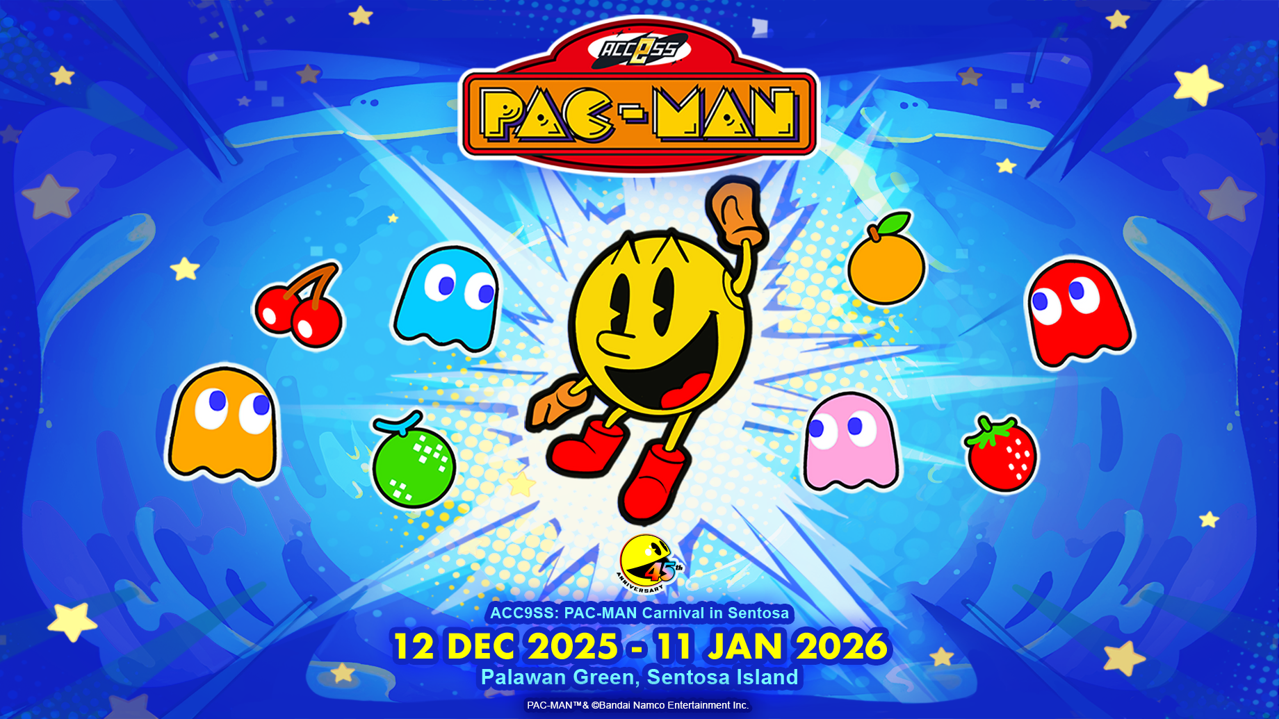 ACC9SS PAC-MAN Carnival at Sentosa