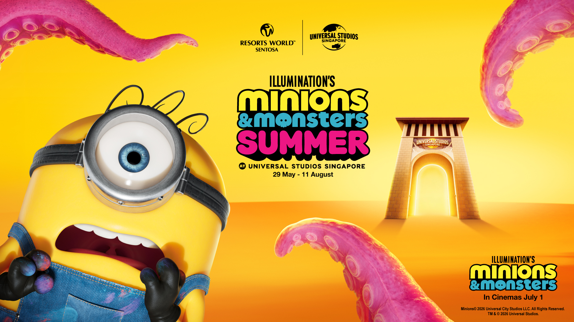 Illumination’s Minions & Monsters Summer | Universal Studios Singapore
